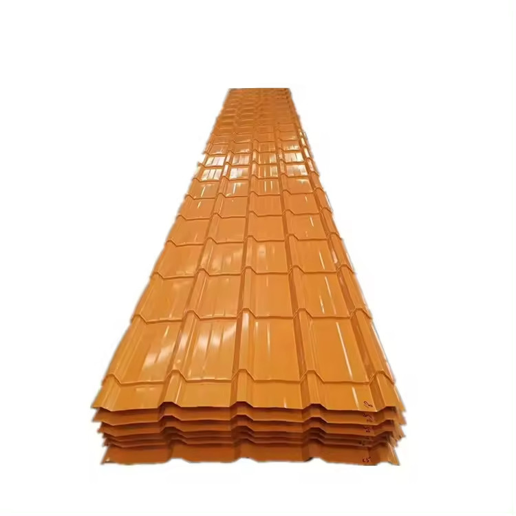 6m Iron Ibr Color Corrugated Steel Roof Sheet Galvanize Zinc Aluminum ...