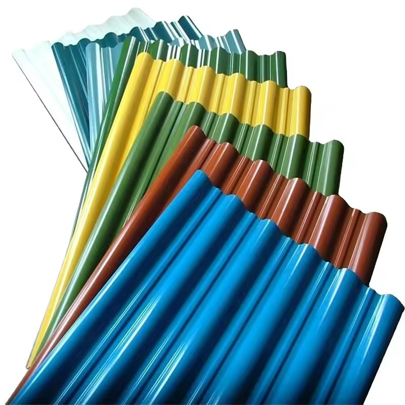 6m Iron Ibr Color Corrugated Steel Roof Sheet Galvanize Zinc Aluminum ...
